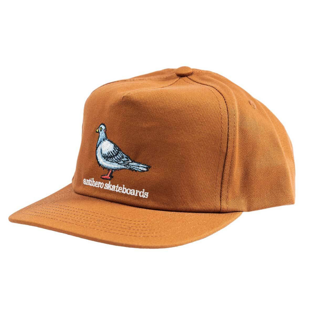 Antihero Lil Pigeon Snapback Hat ( Brown ) | Shopee Malaysia