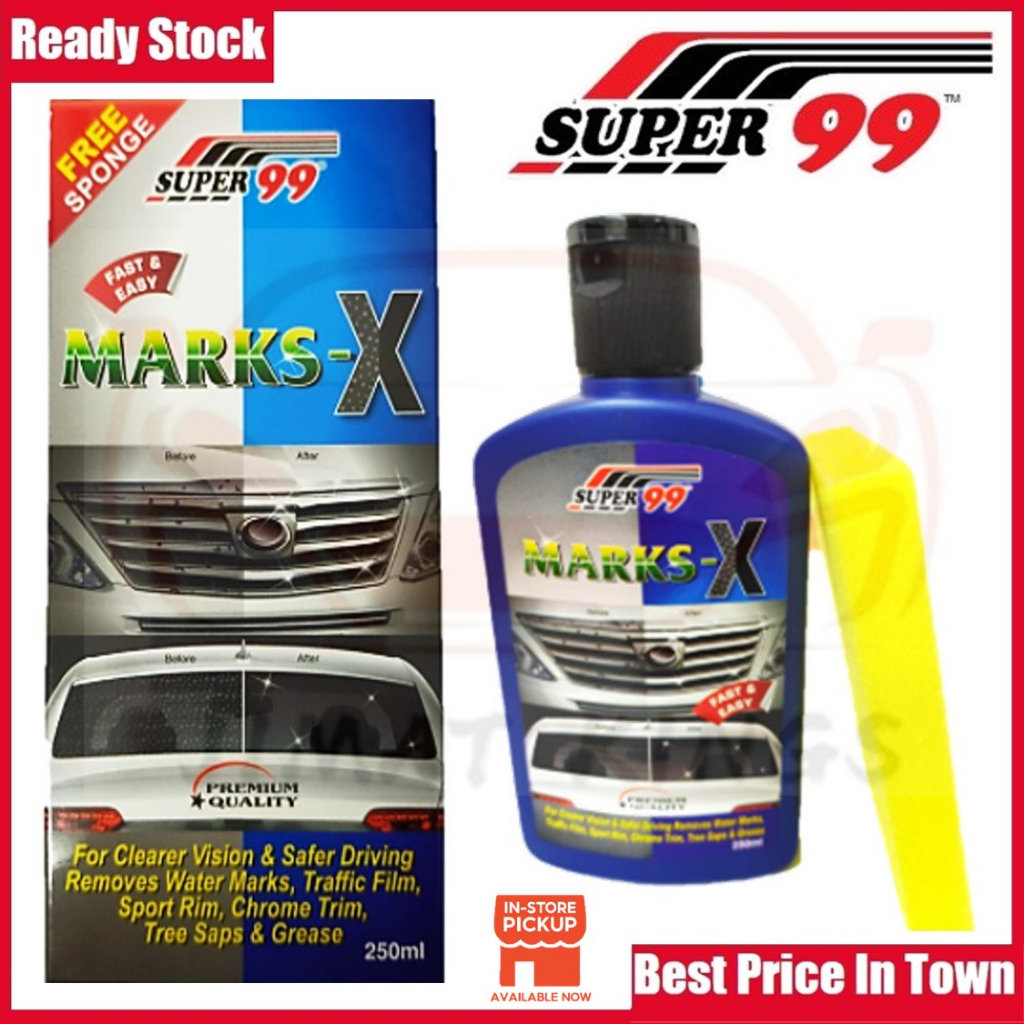 Super 99 Mark-X Car Glass Watermark Remover Car Glass Cleaner Window ...