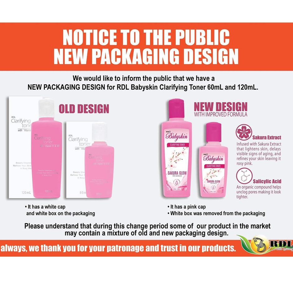 RDL CLARIFYING TONER 60Ml ( OFFER RM10) | Shopee Malaysia