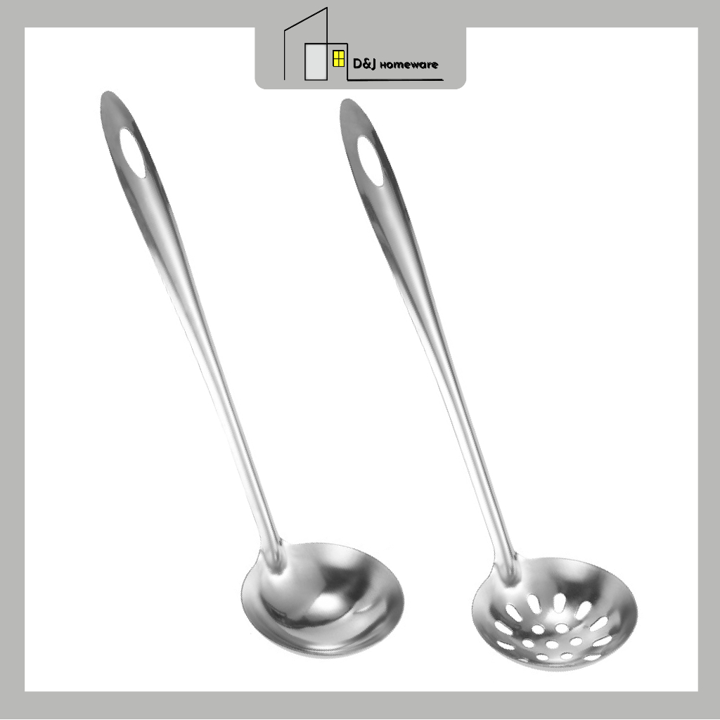 SS201 Ladle Hot Pot / Thick Steamboat Slotted Ladle Skimmer / Soup ...