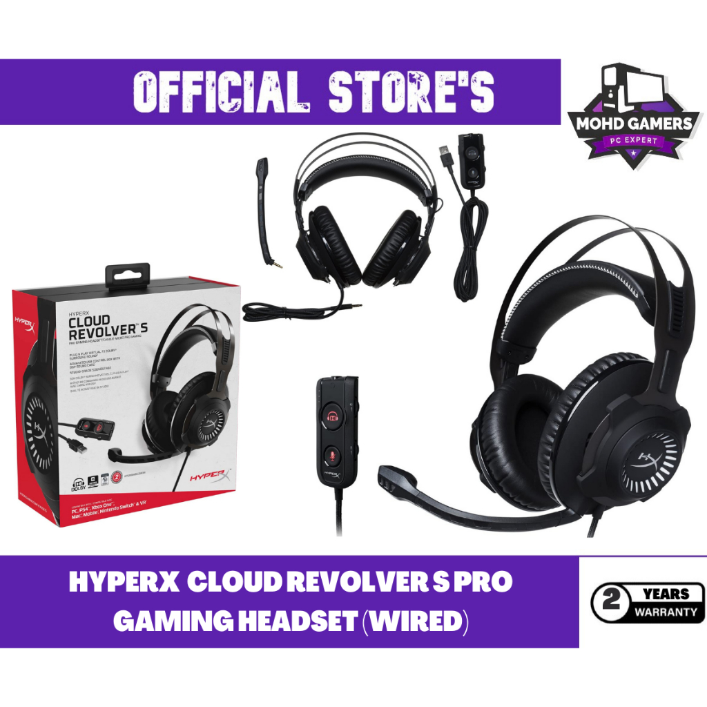 HYPERX CLOUD REVOLVER S GAMING HEADSET (WIRED) | Shopee Malaysia