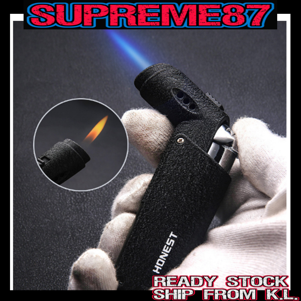 Honest Jet Flame Lighter Double Flame Mode Jet Flame And Pipe Flame ...