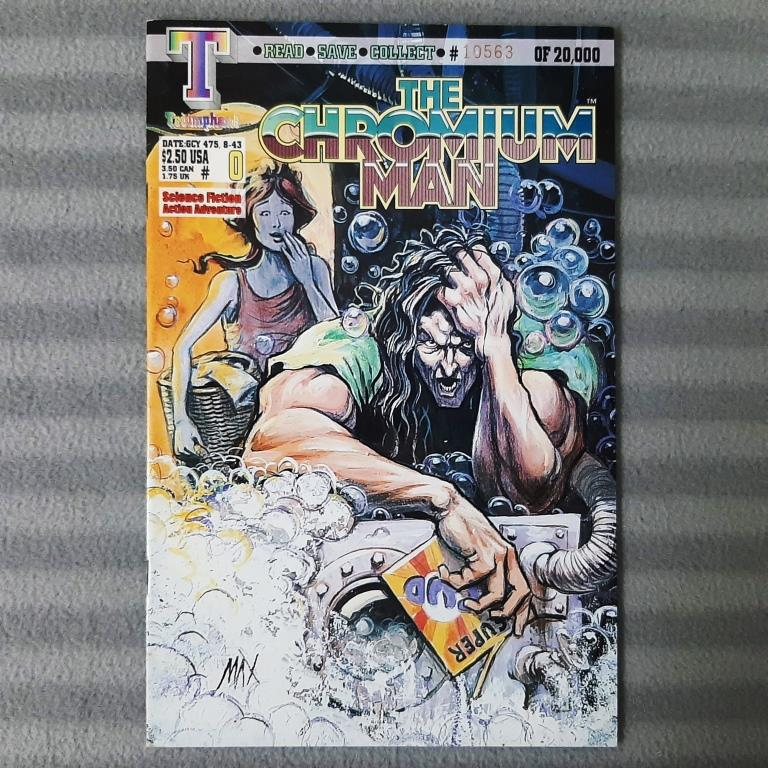 Chromium Man #0 (Triumphant Comics) I-P (John Riley, Max Siebel ...