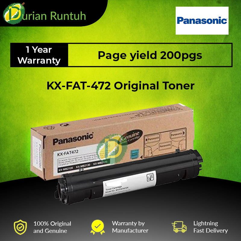 Panasonic KX-FAT-472E Original Toner for KX-MB2100 ( 472 FAT472 MB2100 ...