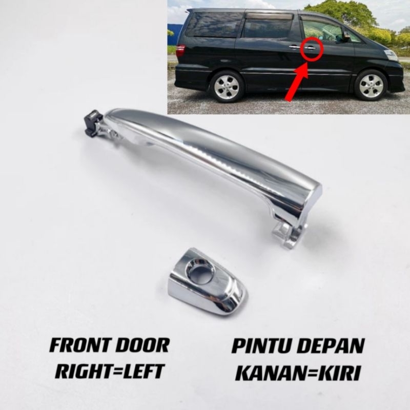 TOYOTA ALPHARD DOOR OUTER HANDLE/SLIDING DOOR HANDLE/SIDE DOOR OUTER ...
