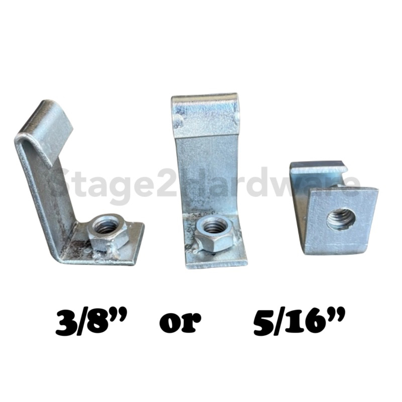 J BRACKET 5/16" & 3/8" (PURLIN STUD ROD BRACKET) / J Hook Long screw ...
