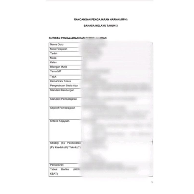 RPH Rancangan Pengajaran Harian Bahasa Melayu (Aktiviti Kreatif ...