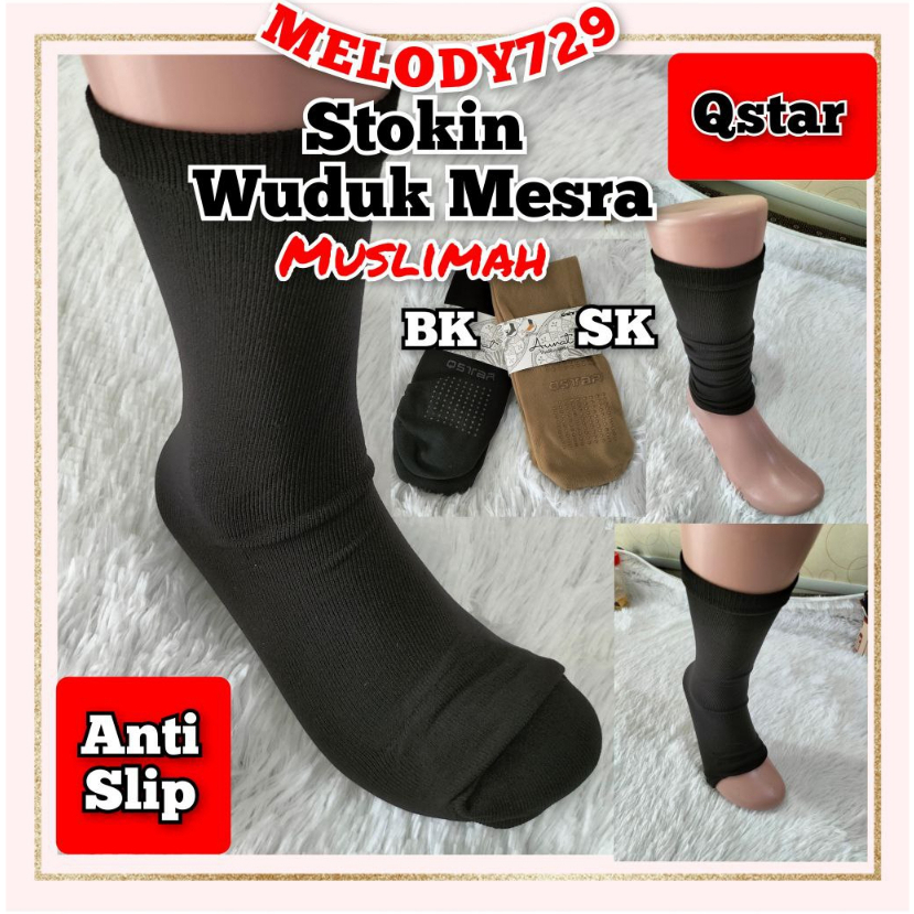 S2106 Stokin Wuduk Mesra Stokin Muslimah Anti Slip Umrah Haji / Qstar ...