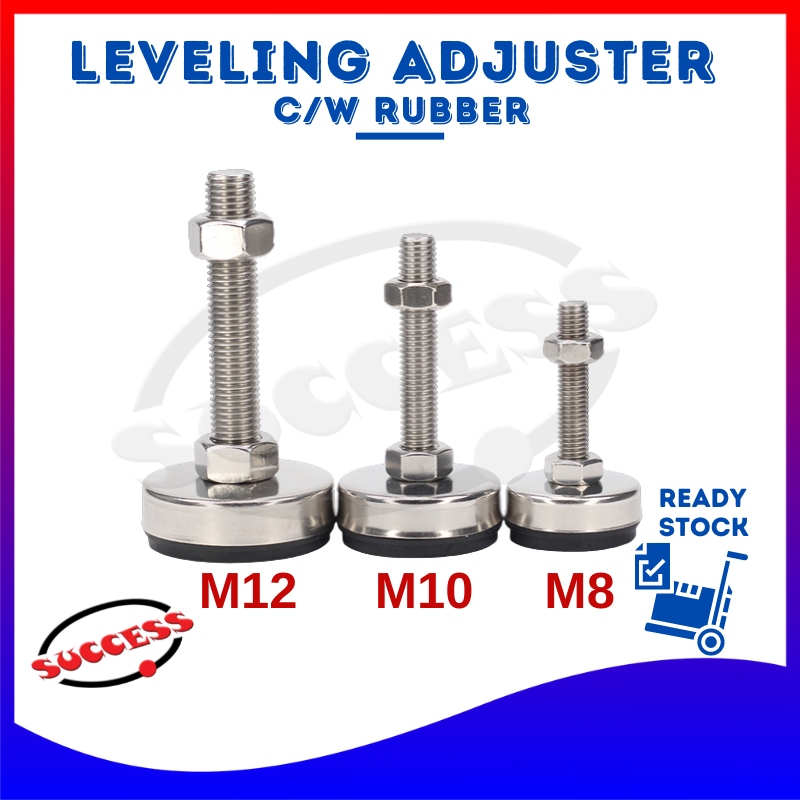SUCCESS Stainless Steel Leveling Adjuster Complete With Rubber 不锈钢 ...