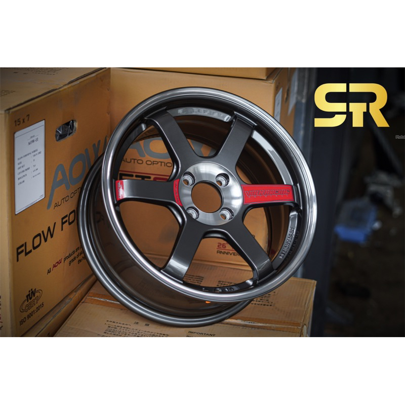 AOW TE37 Sonic SL new colour 16” Flow Formed light weight Jazz GK5 Myvi Gen3 Vios Yaris NCP151 ...