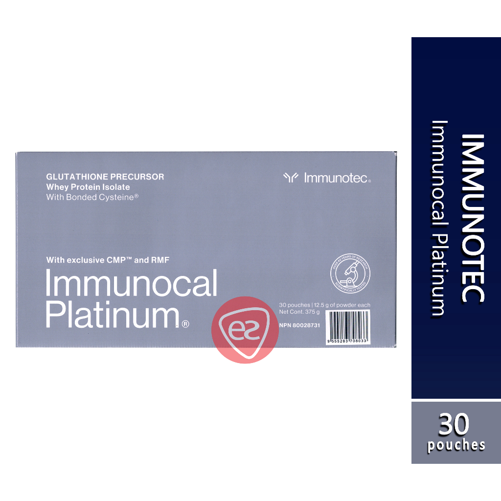 Immunotec Immunocal Platinum Glutathione Precursor With CMP & RMF 12.5g ...
