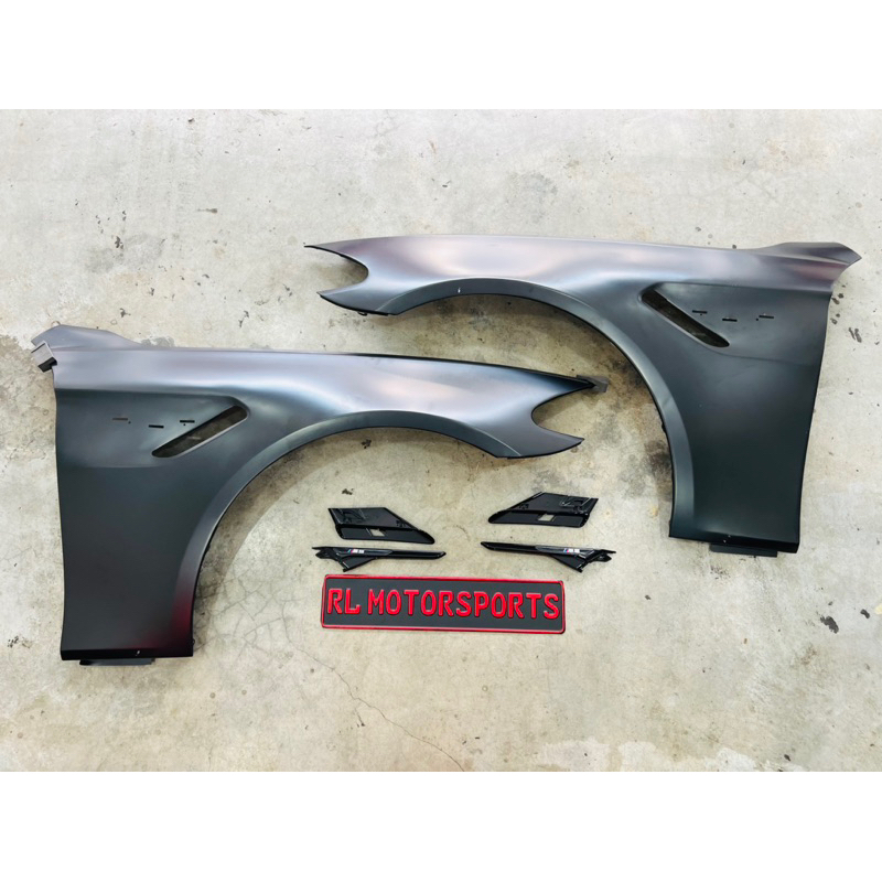 BMW F10 F18 2010 - 2017 M5 G30 G38 front side fender cover vent led ...