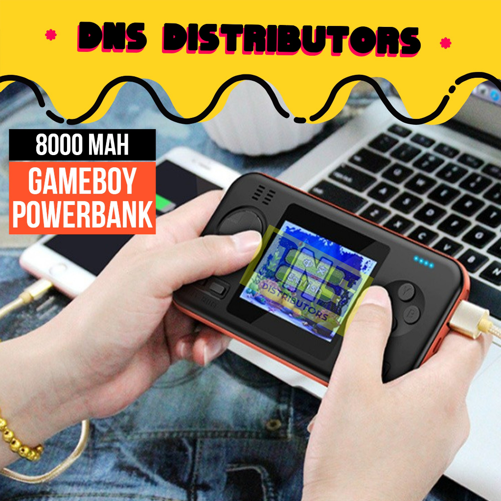 8000mAh + Powerbank Handheld 416 Games Console Mario Retro Gameboy ...