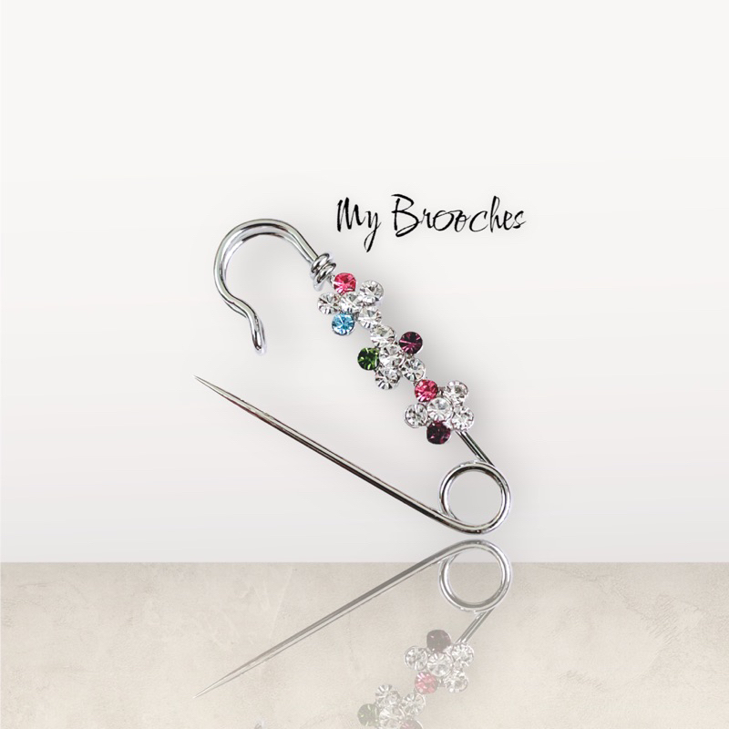 Korean Safety Pin Tudung Brooch Korea (1 piece) | Shopee Malaysia