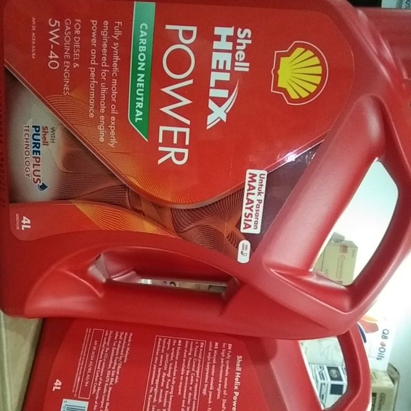 Shell Helix POWER 5w40 Carbon Neutral [4L] | Shopee Malaysia