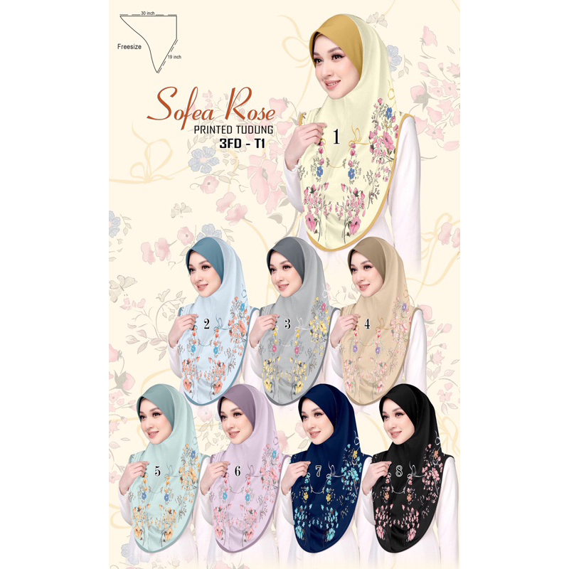 Tudung sarung sofea rose vietnam | Shopee Malaysia