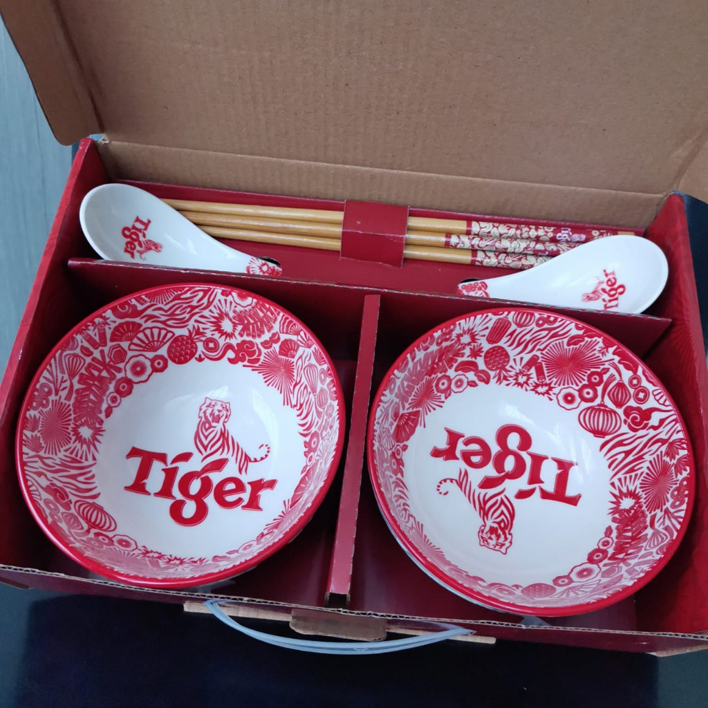 Tiger CNY Ong Lai Bowl Set Limited Edition | Shopee Malaysia