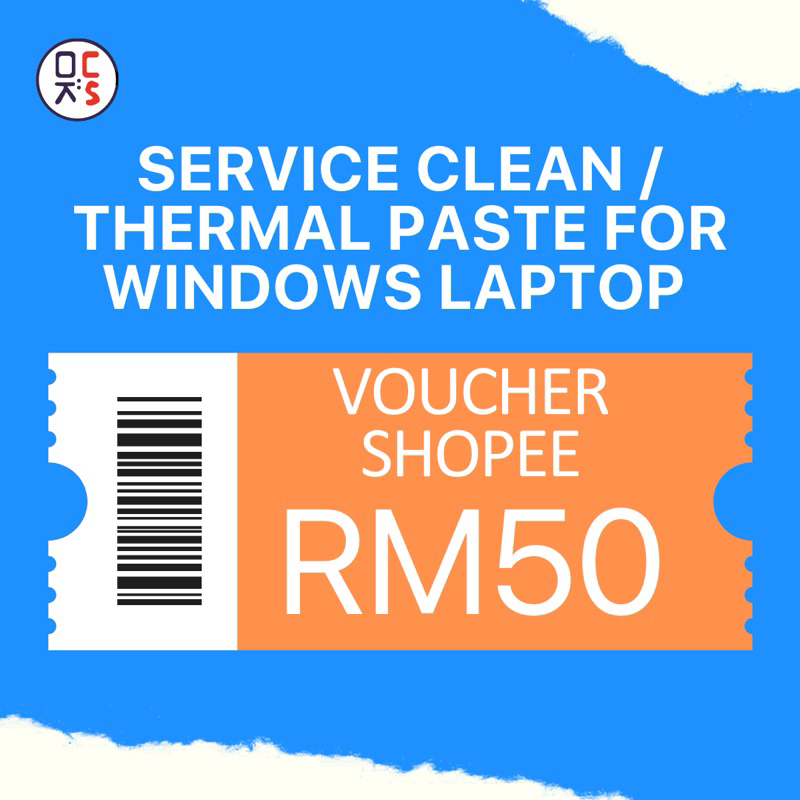 Voucher Shopee Service Clean / Thermal paste for Windows General Laptop ...