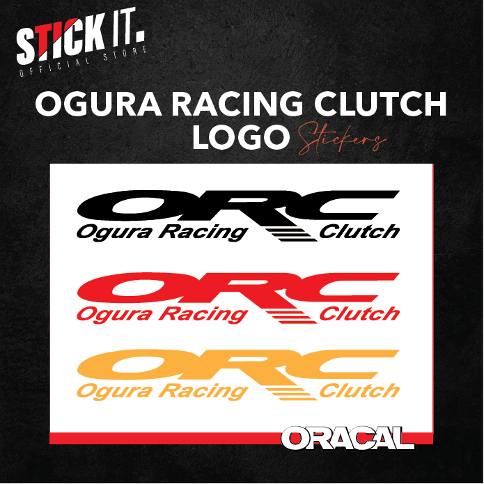 [READY STOCK] ORC OGURA RACING CLUTCH CAR STICKER | Shopee Malaysia