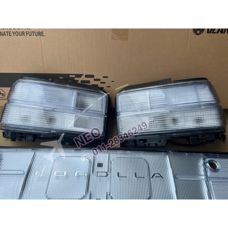 AE101 TAIL LAMP ALBINO WHITE Toyota Corolla AE100 AE101 EE100 EE101 ...