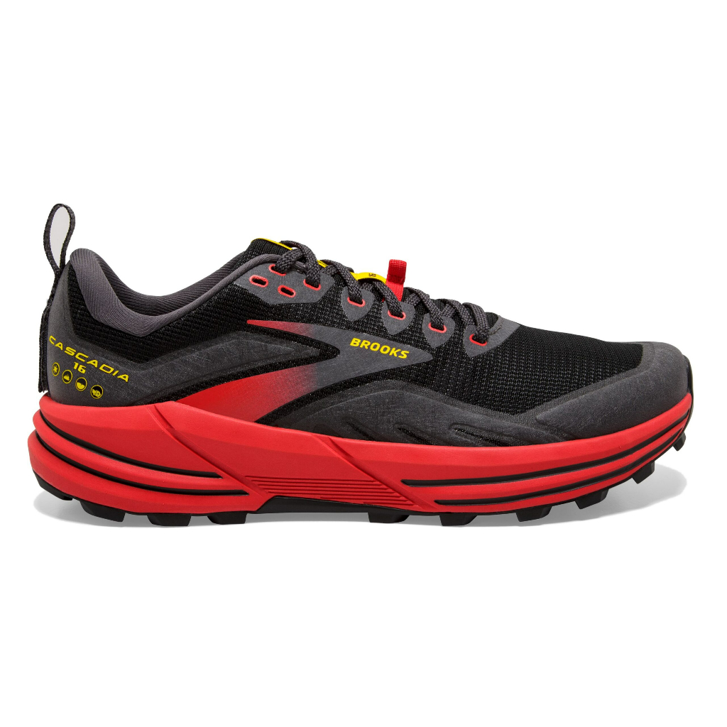 BROOKS MEN’S CASCADIA 16 - BLK/FIERY RED 110376 1D 035 | Shopee Malaysia