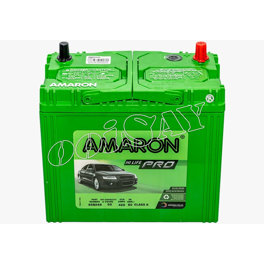 AMARON GO, HI LIFE, PRO NS60 (MF) - Car Battery - Saga BLM FLX Satria ...