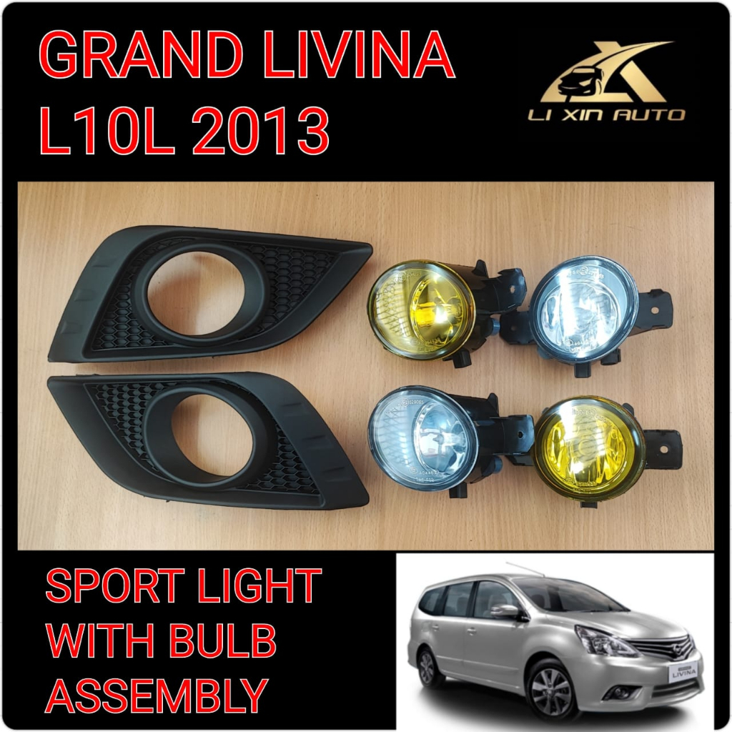 (VALEO) NISSAN GRAND LIVINA L10L 2013 SPORT LIGHT WITH COVER FOG LAMP ...