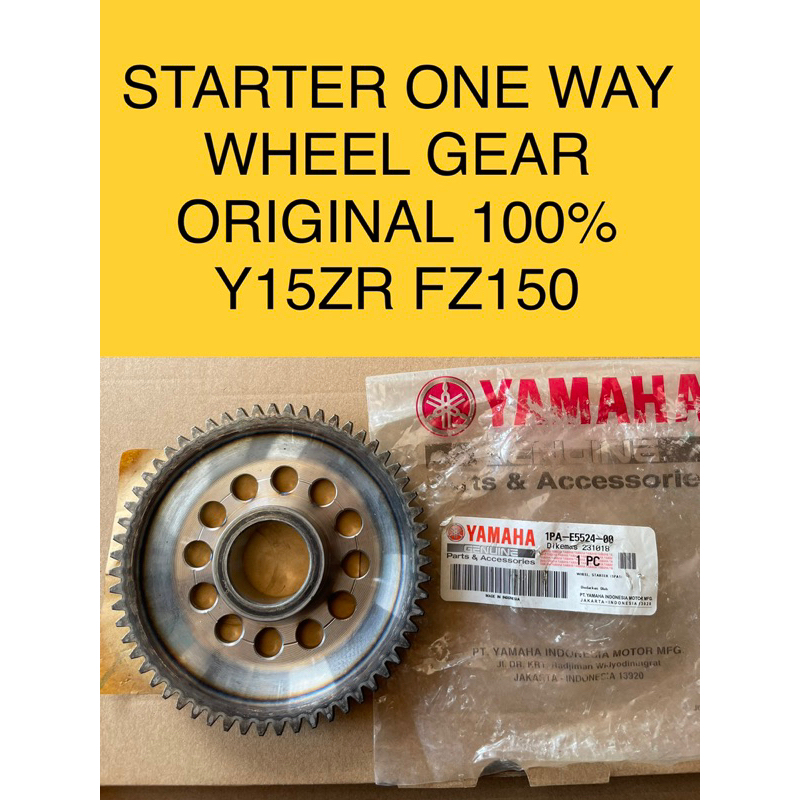 Y15ZR STARTER ONE WAY GEAR STARTER WHEEL GEAR ORIFIGINAL 100% HLY FOR ...