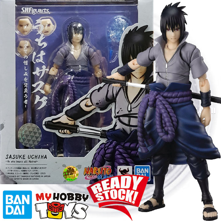 Bandai S.H.Figuarts Naruto Shippuden - SHF Sasuke Uchiha ( He Who Bears ...