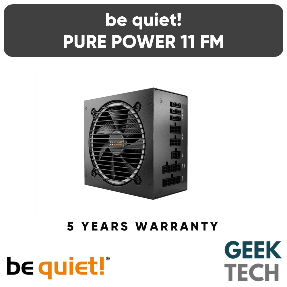 be quiet! Pure Power 11 FM 80 Plus Gold Full Modular Power Supply ...
