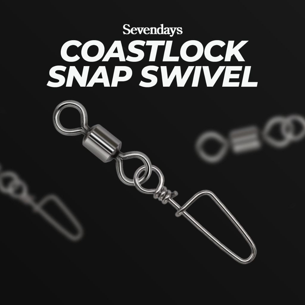 [10pcs] Coast Lock Snap Swivel 8# - 3/0# Fishing Pancing Ball Bearing ...