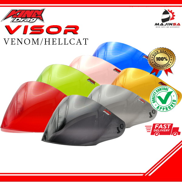 KING DRAG KYTEE VISOR HELLCAT VENOM VISOR VENOM VISOR HELLCAT VISOR VENOM VISOR HELLCAT | Shopee ...