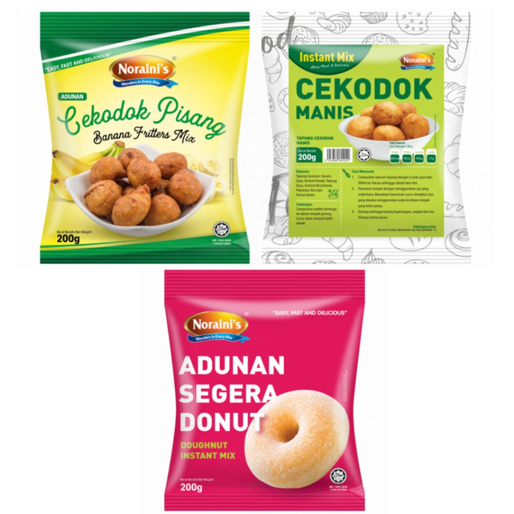 NORAINI'S Tepung Adunan Segera / Instant Premix Flour CEKODOK PISANG ...