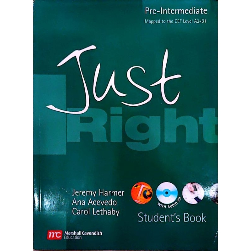 (Clearance) Just Right: Pre-Intermediate Mapped to the CEF Level A2-B1 ...
