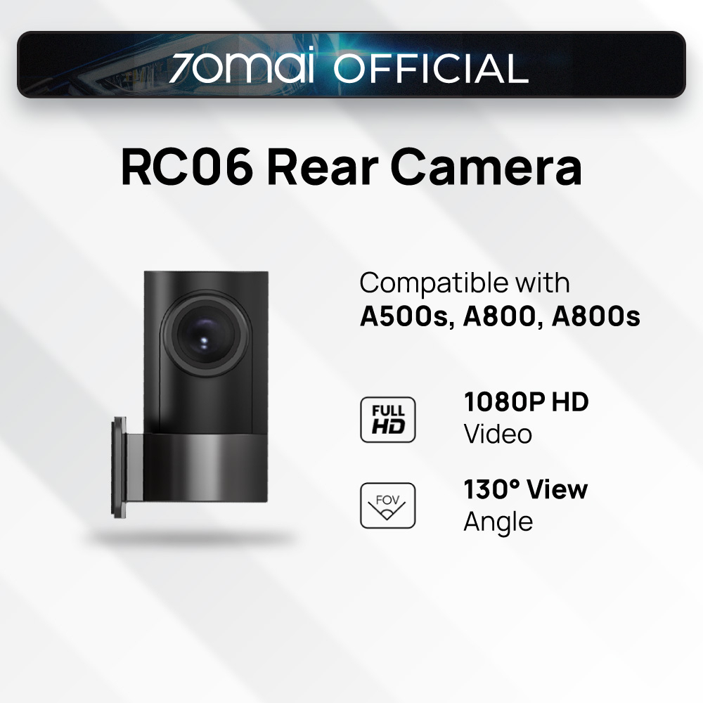 70mai Rear Camera RC06 1080P Rear Cam for 70mai A500S A800 A800S ...