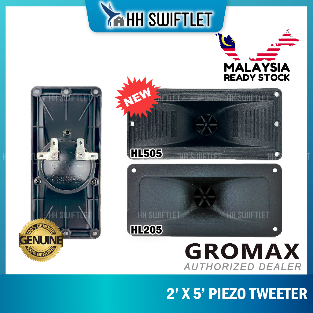 Gromax 2x5 Inap Speaker/Piezo Tweeter for Swiftlet Farming (HL205/HL505 ...