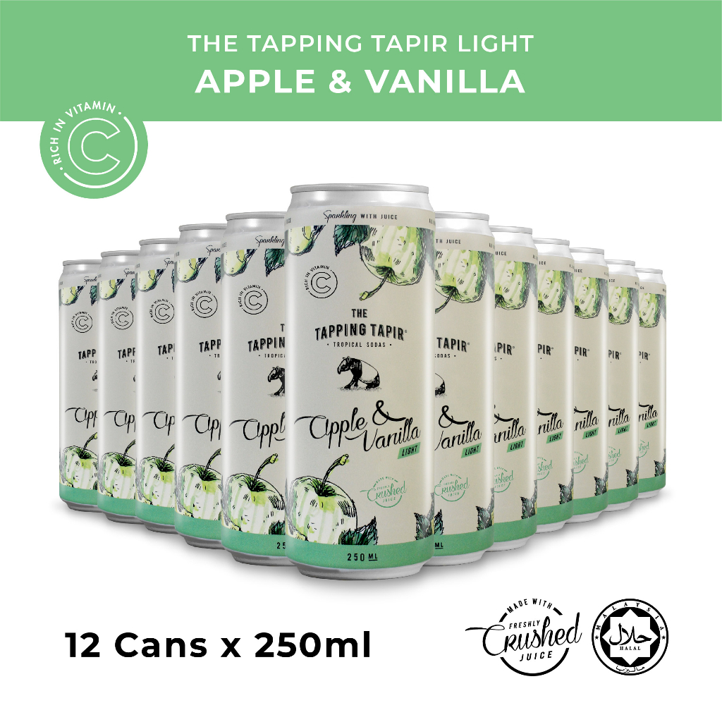 The Tapping Tapir Light Carbonated Soda Real Fruit Juice Drink Less ...
