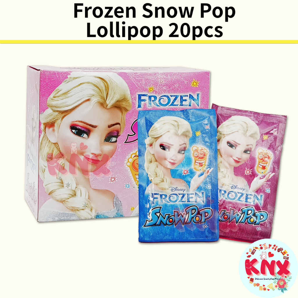 Frozen Snow Pop Popping Lollipop Candy 20pcs | Shopee Malaysia