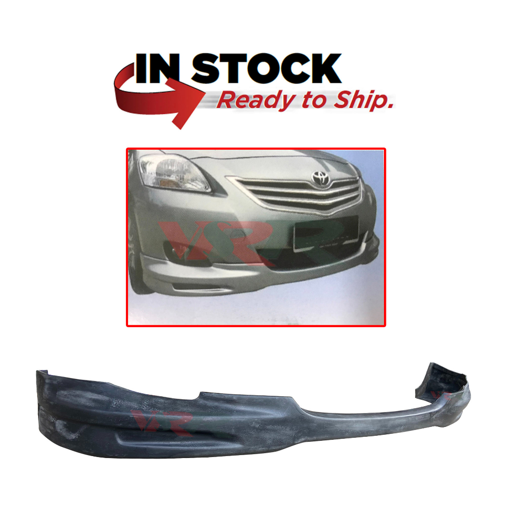Toyota Vios 2nd Gen (2008) TOM Front Skirt Skirting Bumper Lower Lip ...