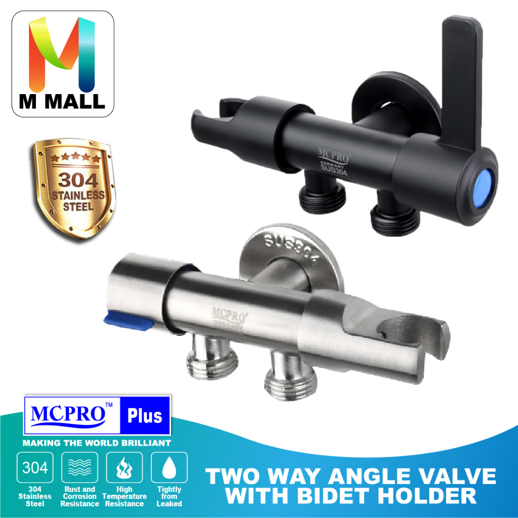 MCPRO PLUS SUS304 Bathroom TWO WAY WATER TAP with BIDET HOLDER - SS988B ...