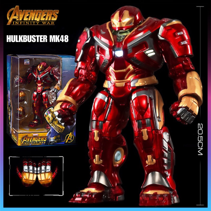 Hulkbuster Mark 48 Action Figures Original ZD TOYS LED Version ...