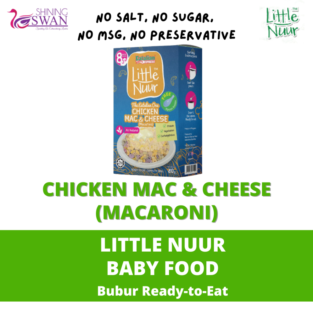 Little Nuur Chick Mac & Cheese Makanan Bayi Bubur Ready To Eat Eatalian ...