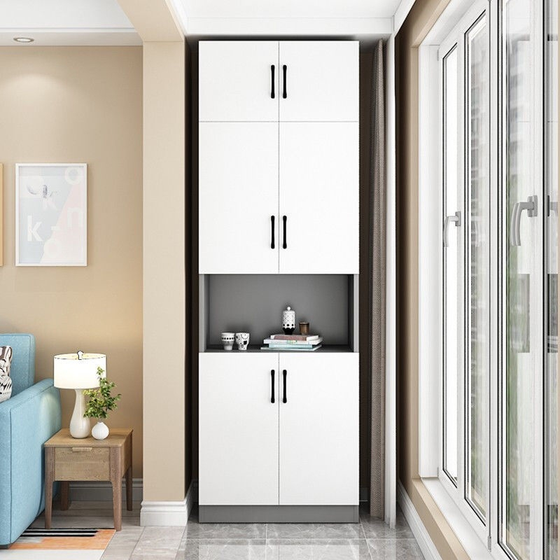 Balcony locker wardrobe bay window cabinet storage cabinet storage ...