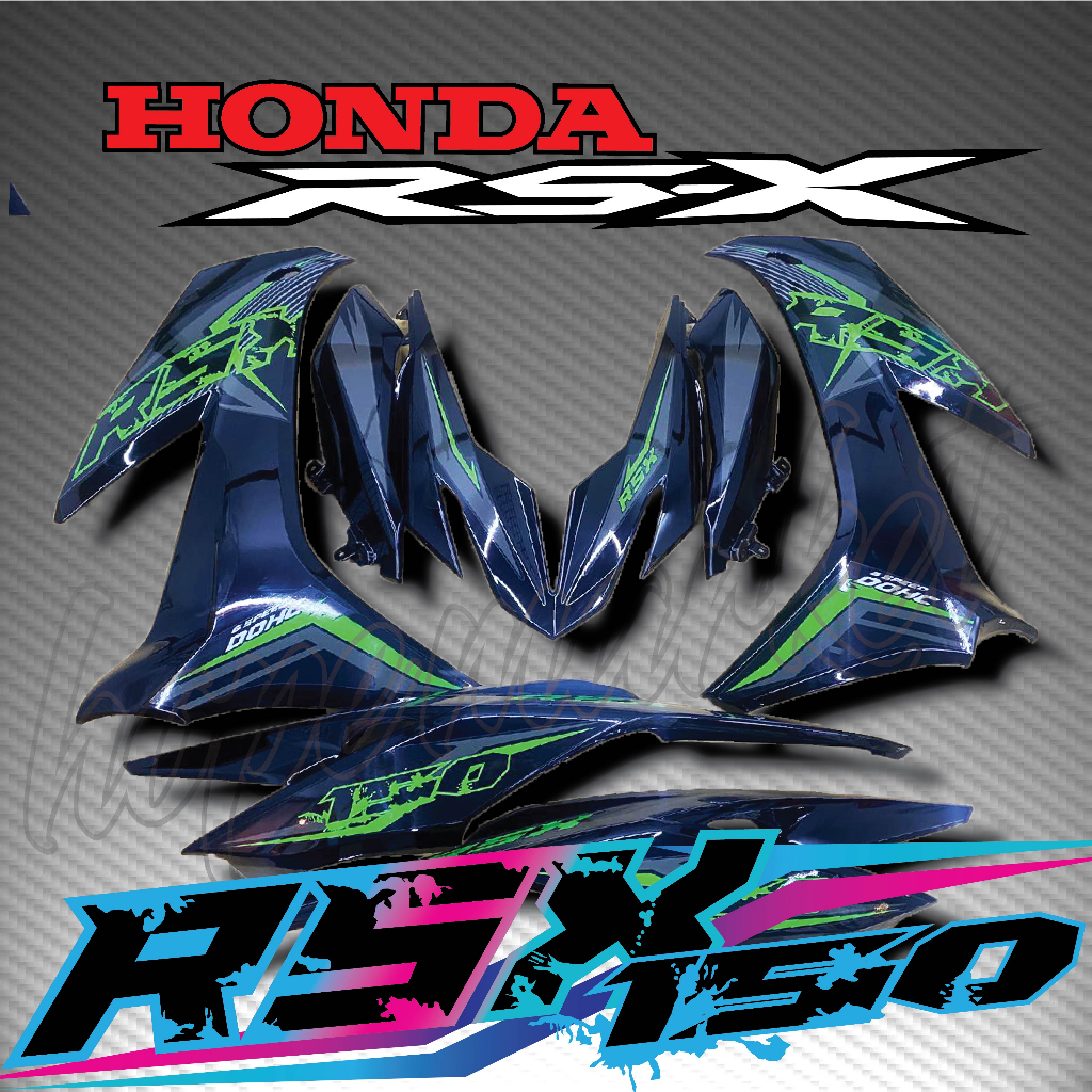 STRIPE MOTOR HONDA RSX 150 ( 11 ) CUSTOM THAI X VIETNAM BODY STICKER ...