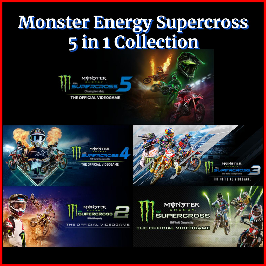 (PC) Monster Energy Supercross 5 in 1 Collection [Digital Download ...