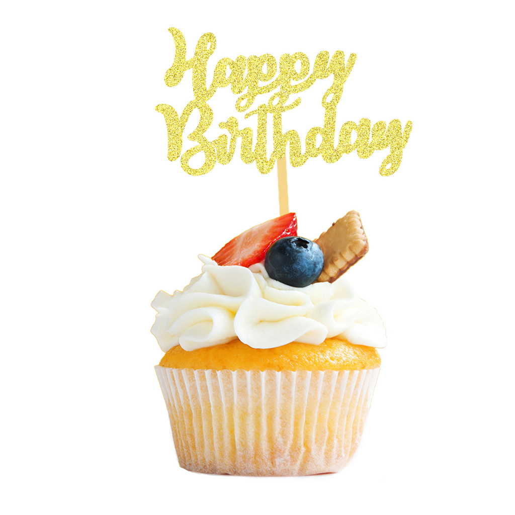 【READY STOCK】 - Happy Birthday cupcake Topper & Decoration Birthday ...