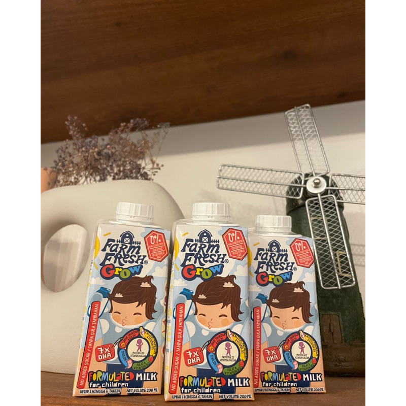 (1 carton) Farm Fresh Grow Formulated Milk | Shopee Malaysia