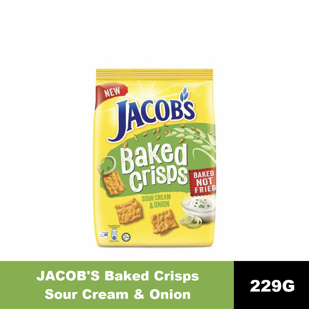 Jacob’s Baked Crisps (Original / Sour Cream / Cheddar) (229g) | Shopee ...