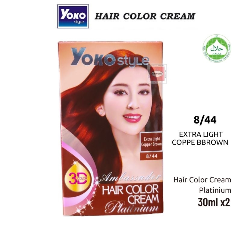 YOKO Style Hair Color Cream 3D & 4D | 30ml x2 & 35ml | Expiry 2028 ...