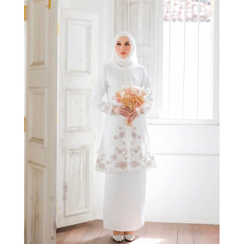 Hijabistahub Dariani Kebaya Bride Series | Shopee Malaysia